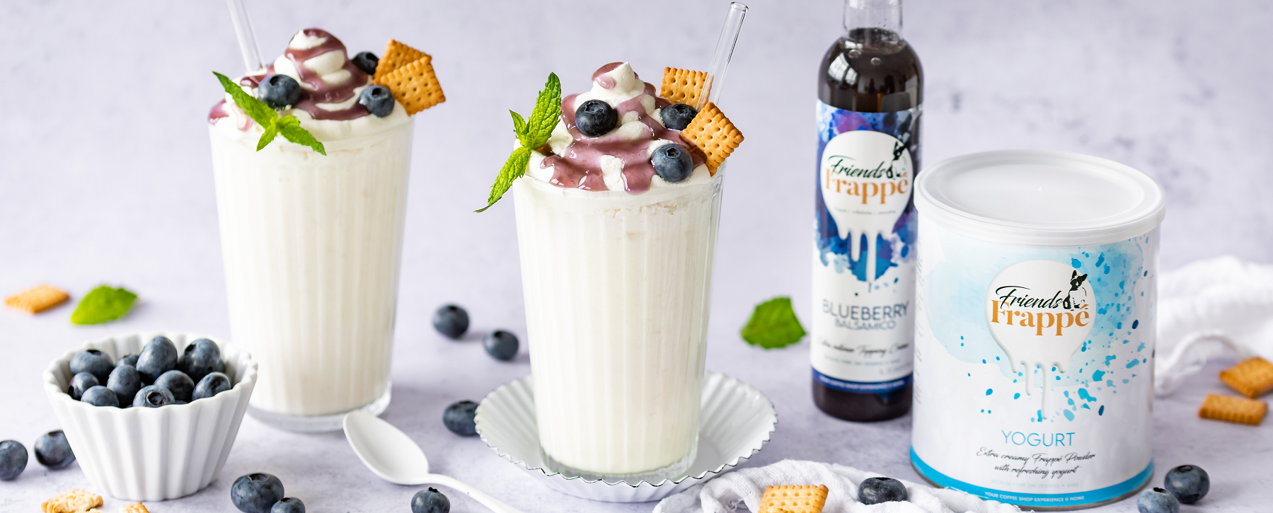 Blueberry Yogurt Shake – Friends Frappé